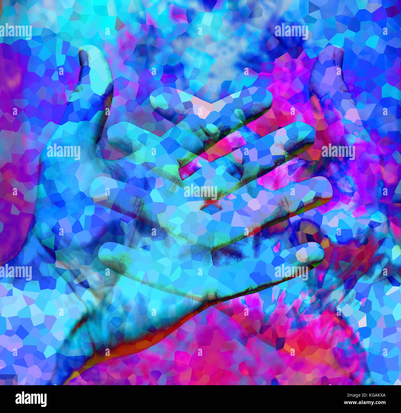 hand and color abstract background. Structure background Stock Photo ...
