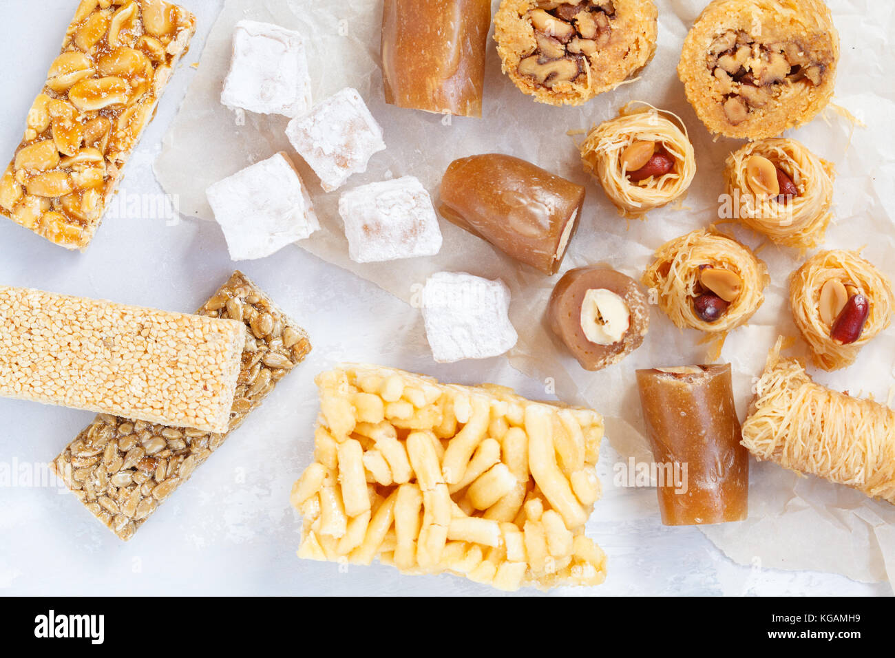 Top view of sweets hi-res stock photography and images - Alamy