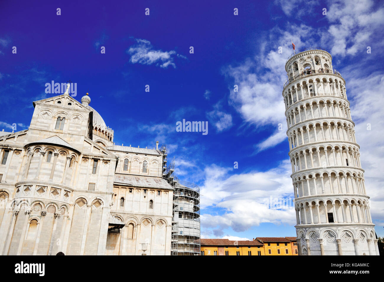 Leaning tower and Cathedral of Pisa, Tuscany, Italy Stock Photo - Alamy