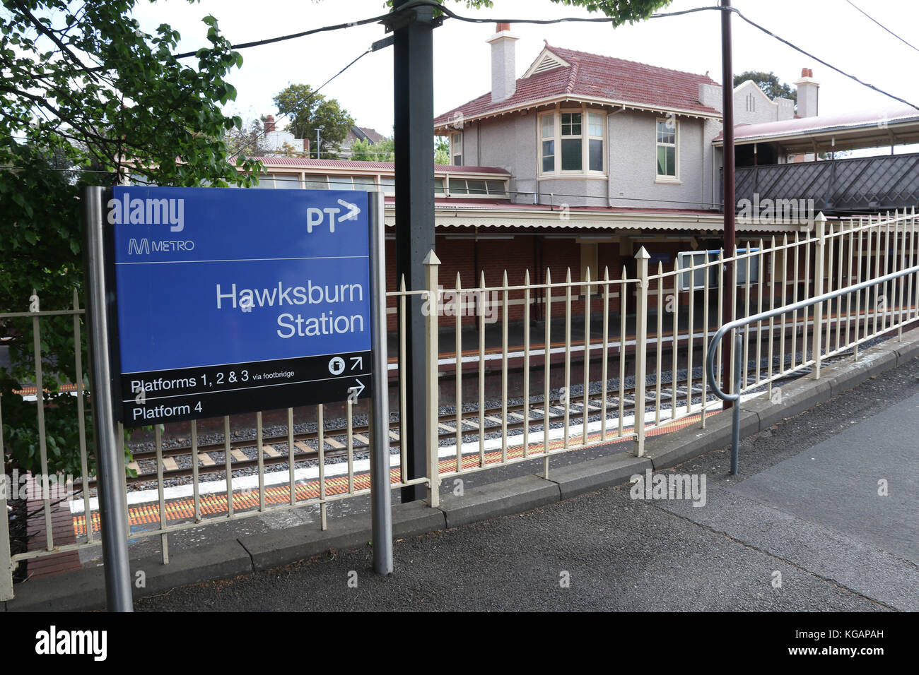 Hawksburn Station in Melbourne’s east Stock Photo - Alamy