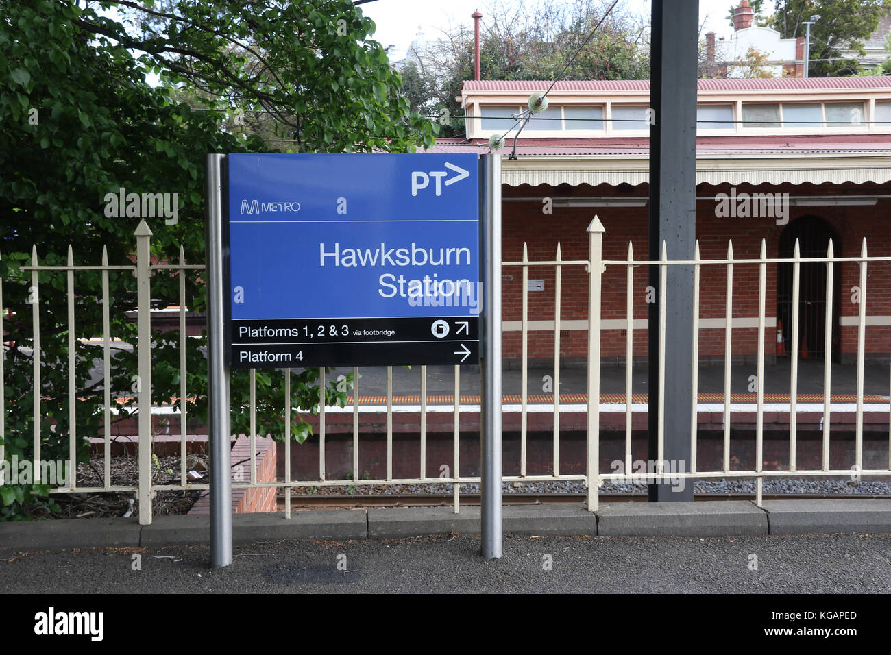 Hawksburn Station in Melbourne’s east Stock Photo - Alamy
