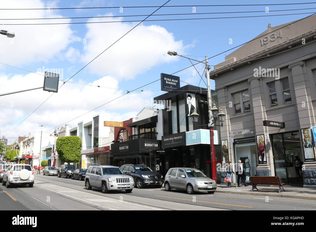 Toorak Road, Toorak, Melbourne, Victoria, Australia Stock Photo - Alamy
