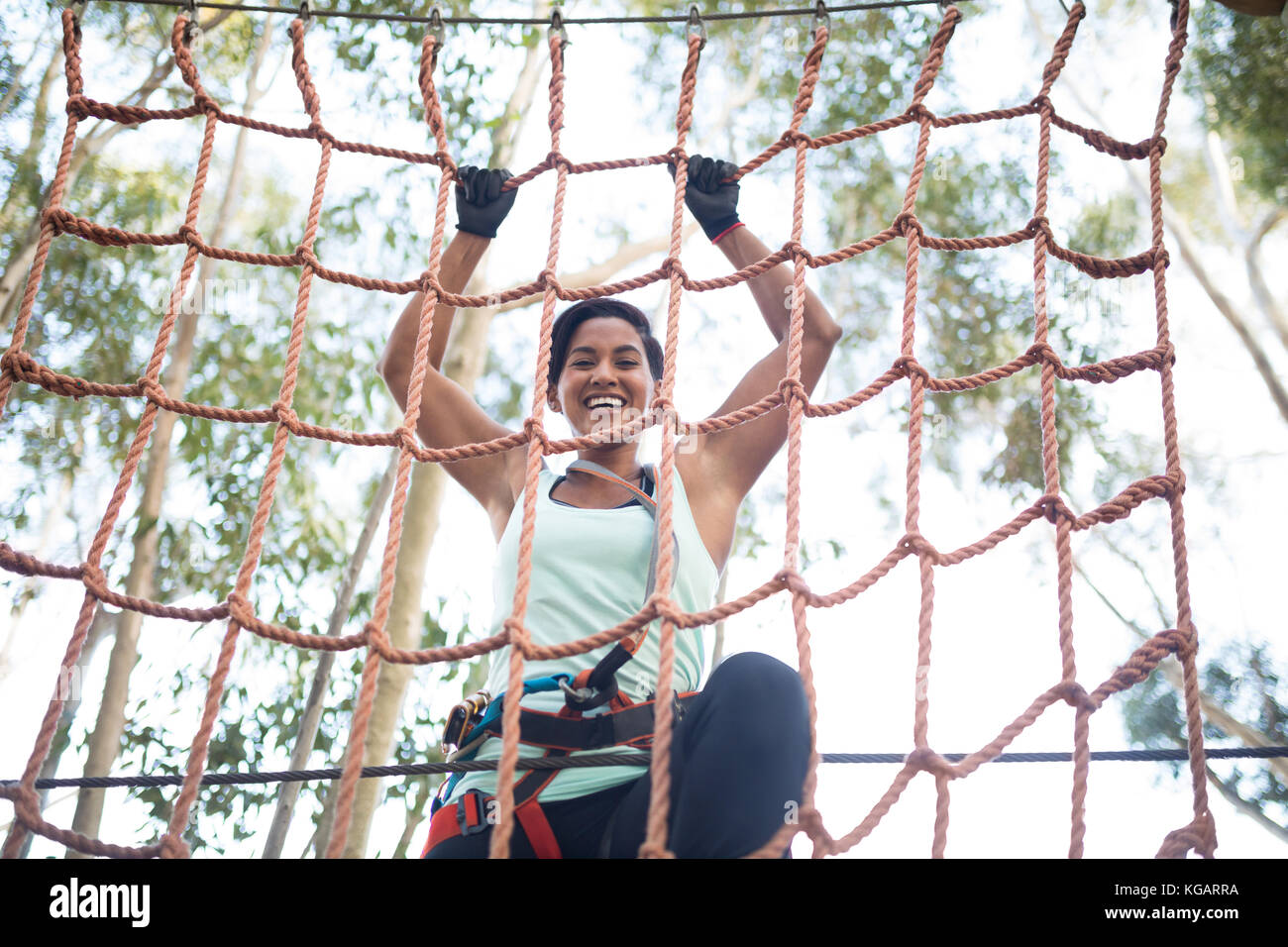 Climbing net hi-res stock photography and images - Alamy