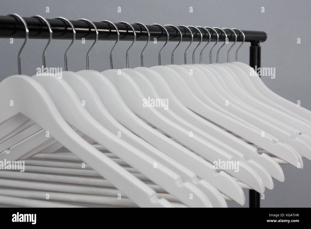 Empty cloth rack hi-res stock photography and images - Alamy
