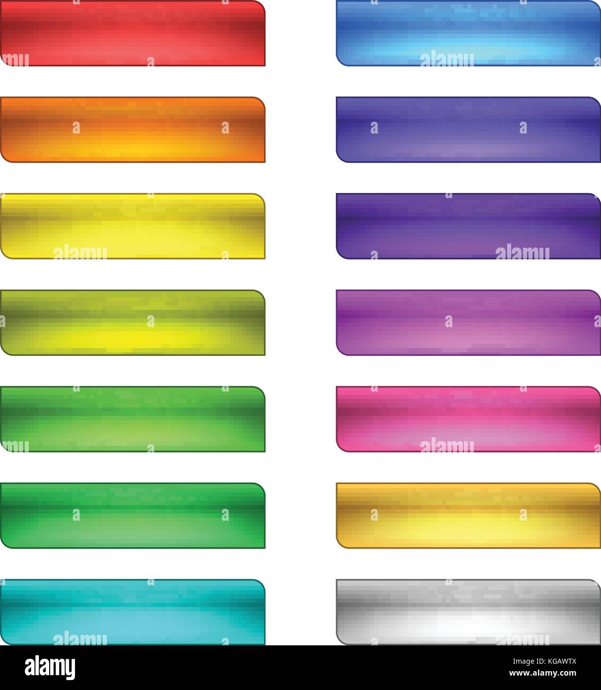 vector web buttons set Stock Vector Image & Art - Alamy