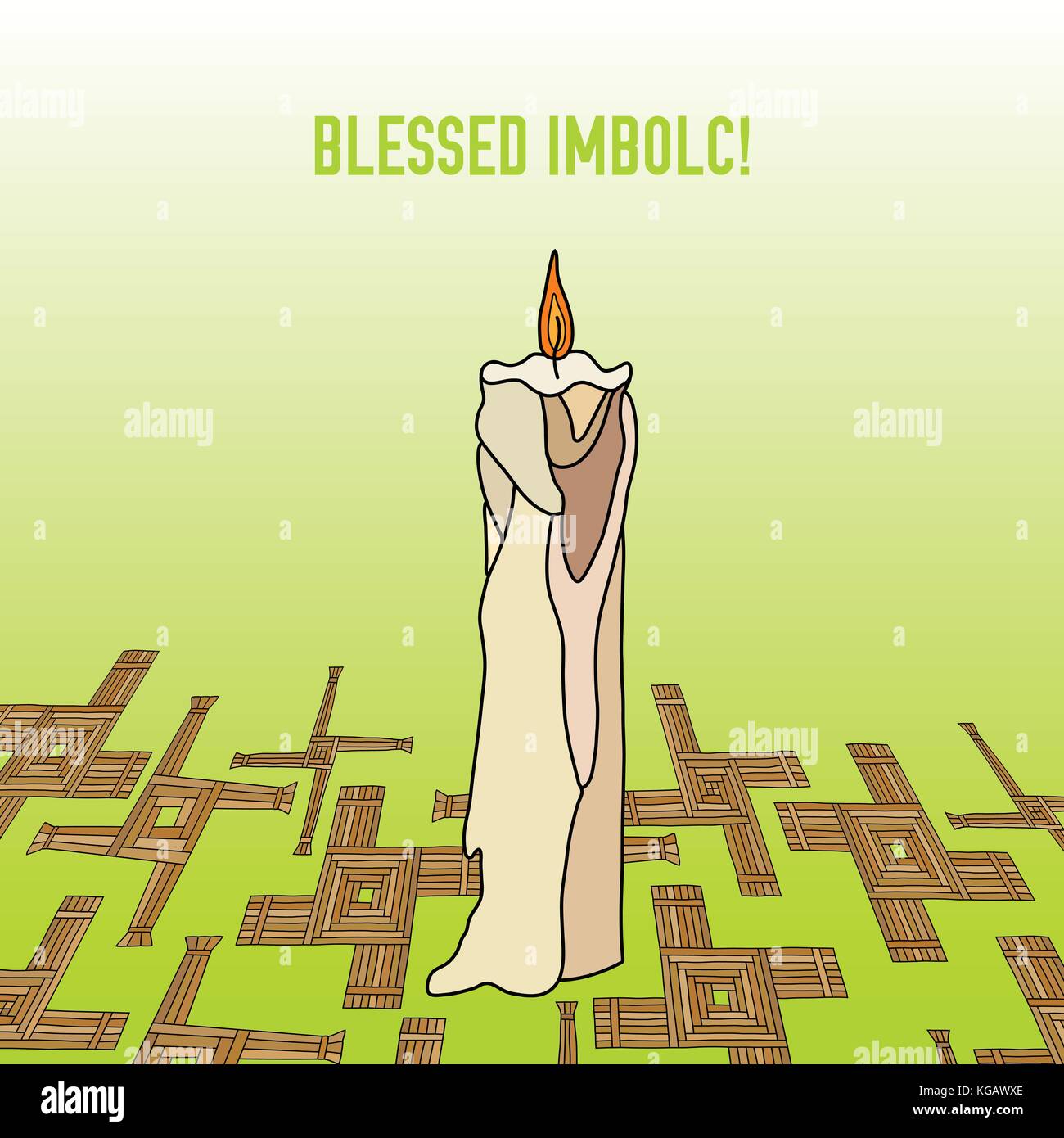 Imbolc card Stock Vector Images - Alamy