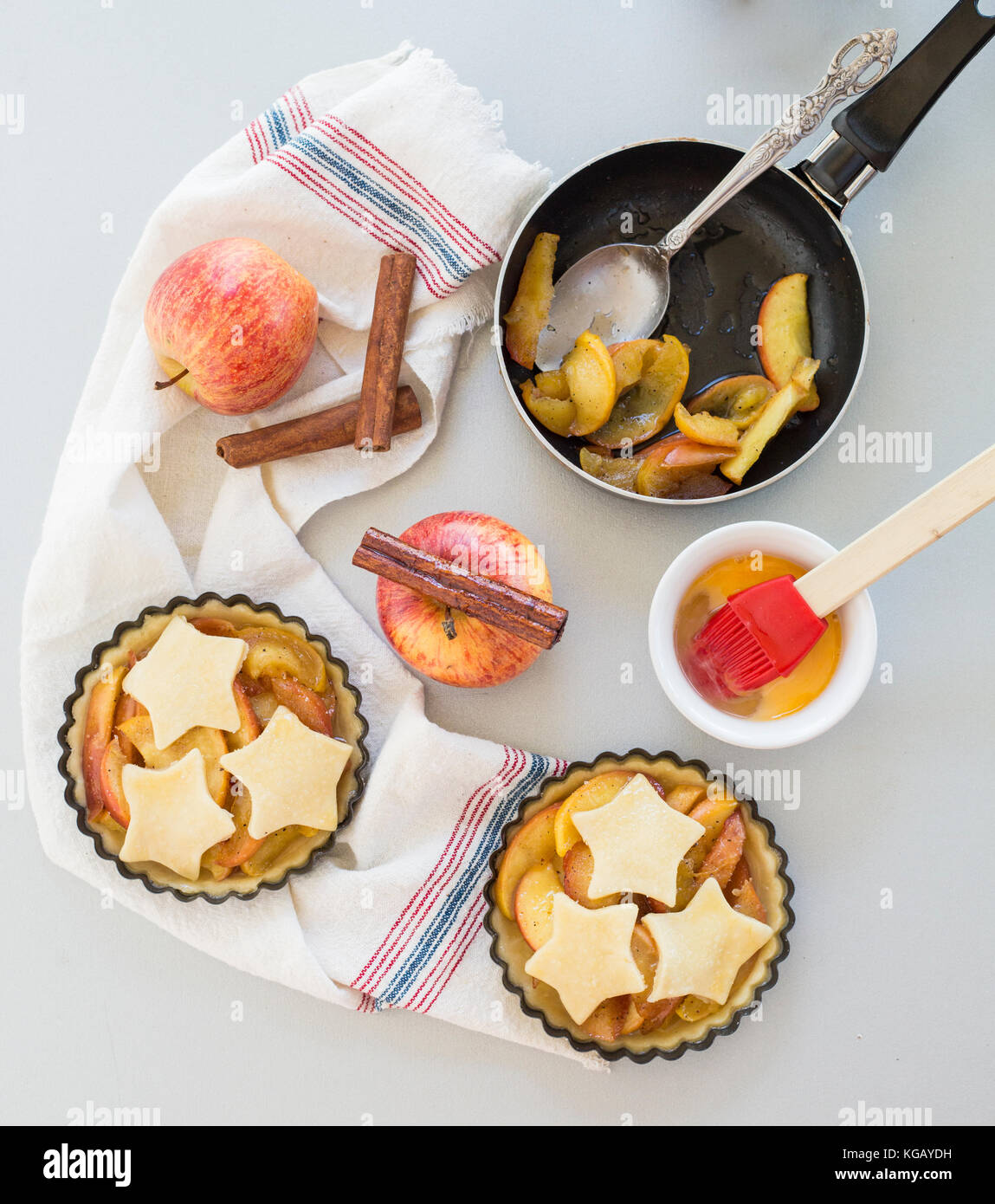 Baking process, ingredients for baking, workplace culinary, background ...