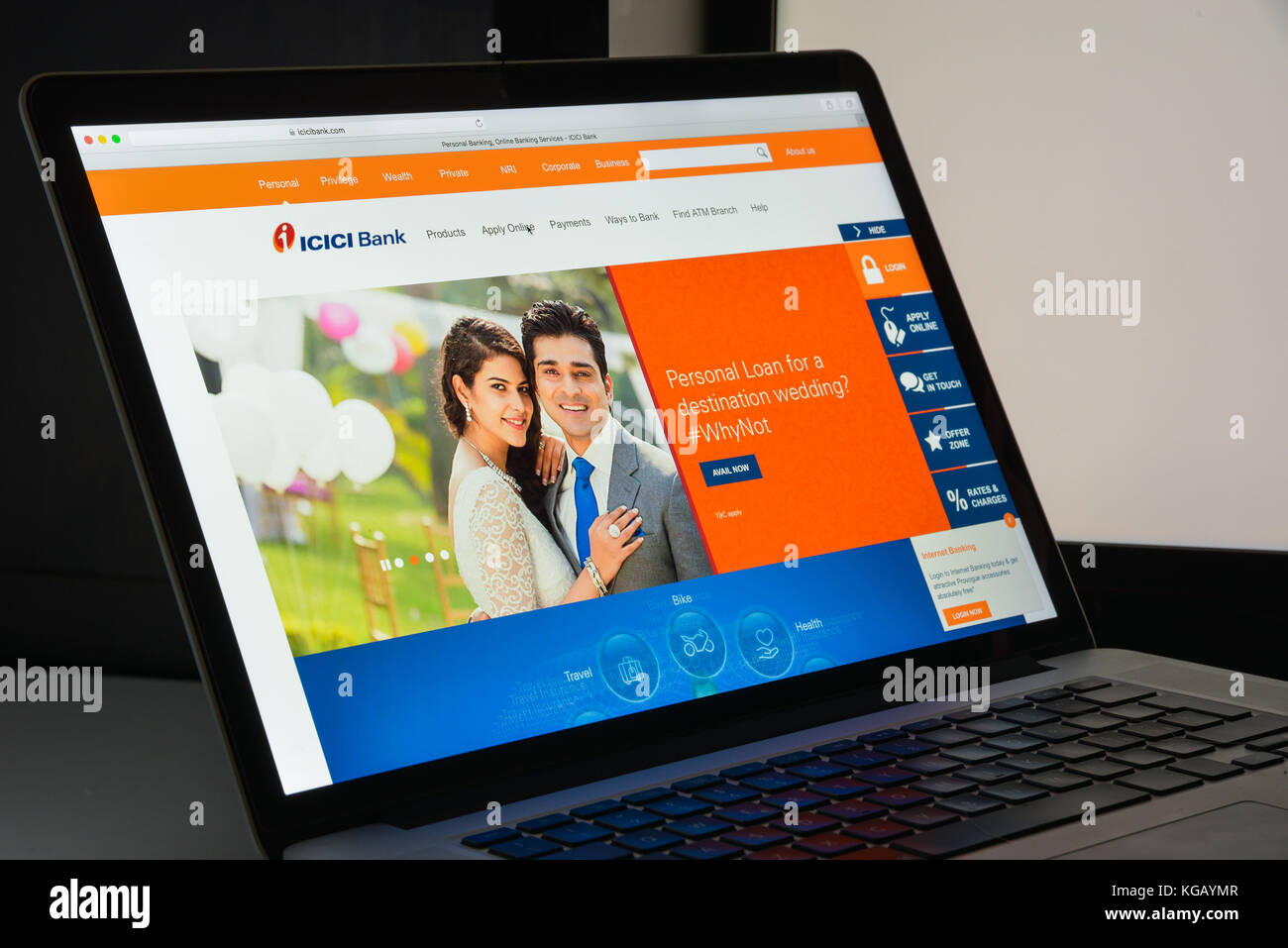 Icici bank sign hi-res stock photography and images - Alamy