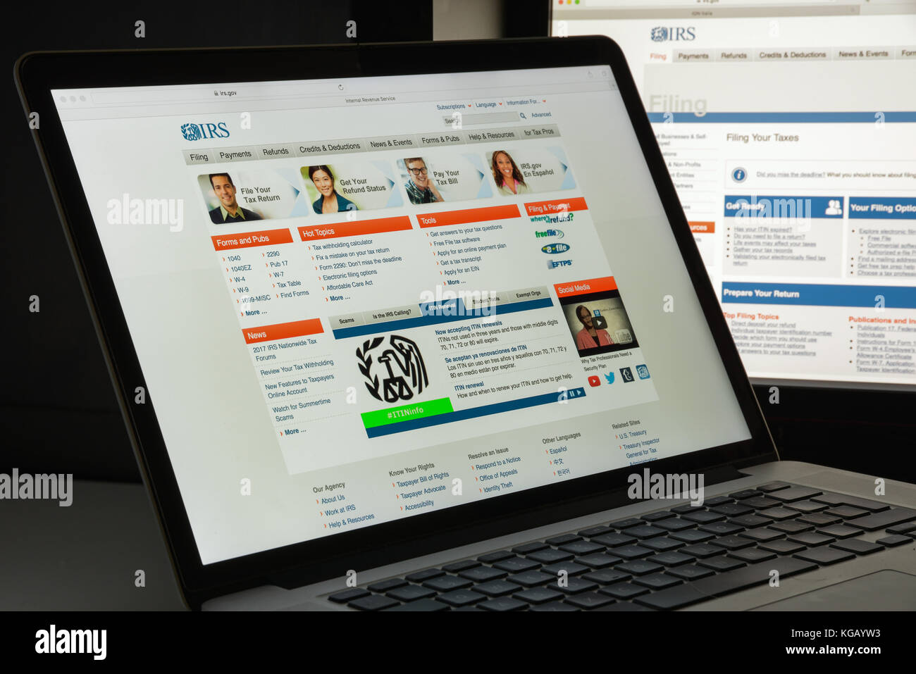 Irs logo hi-res stock photography and images - Alamy