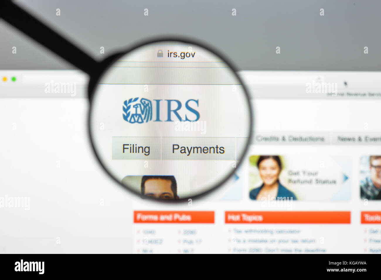 Irs logo hi-res stock photography and images - Alamy