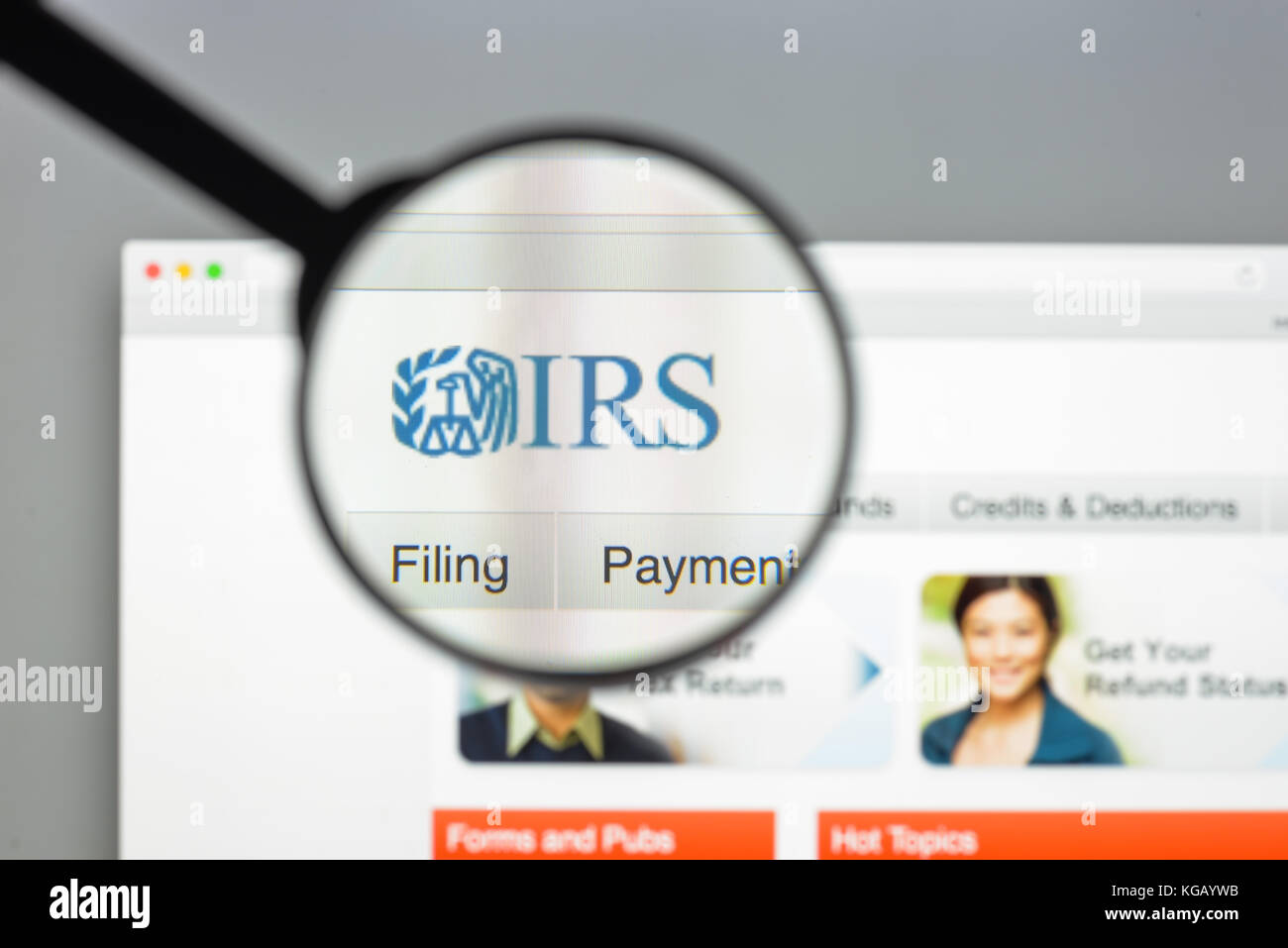 Irs logo hi-res stock photography and images - Alamy