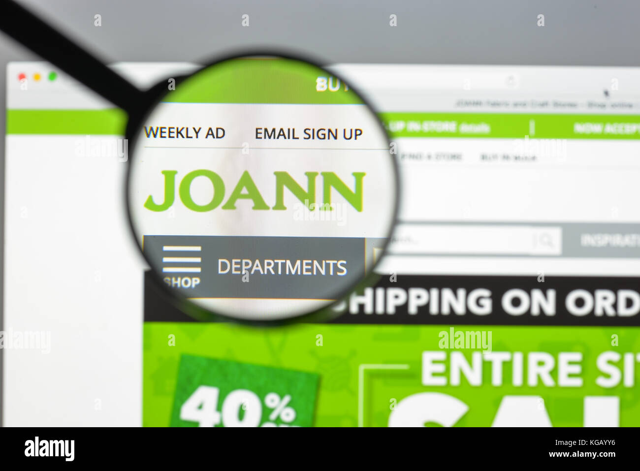 Joann logo hi-res stock photography and images - Alamy