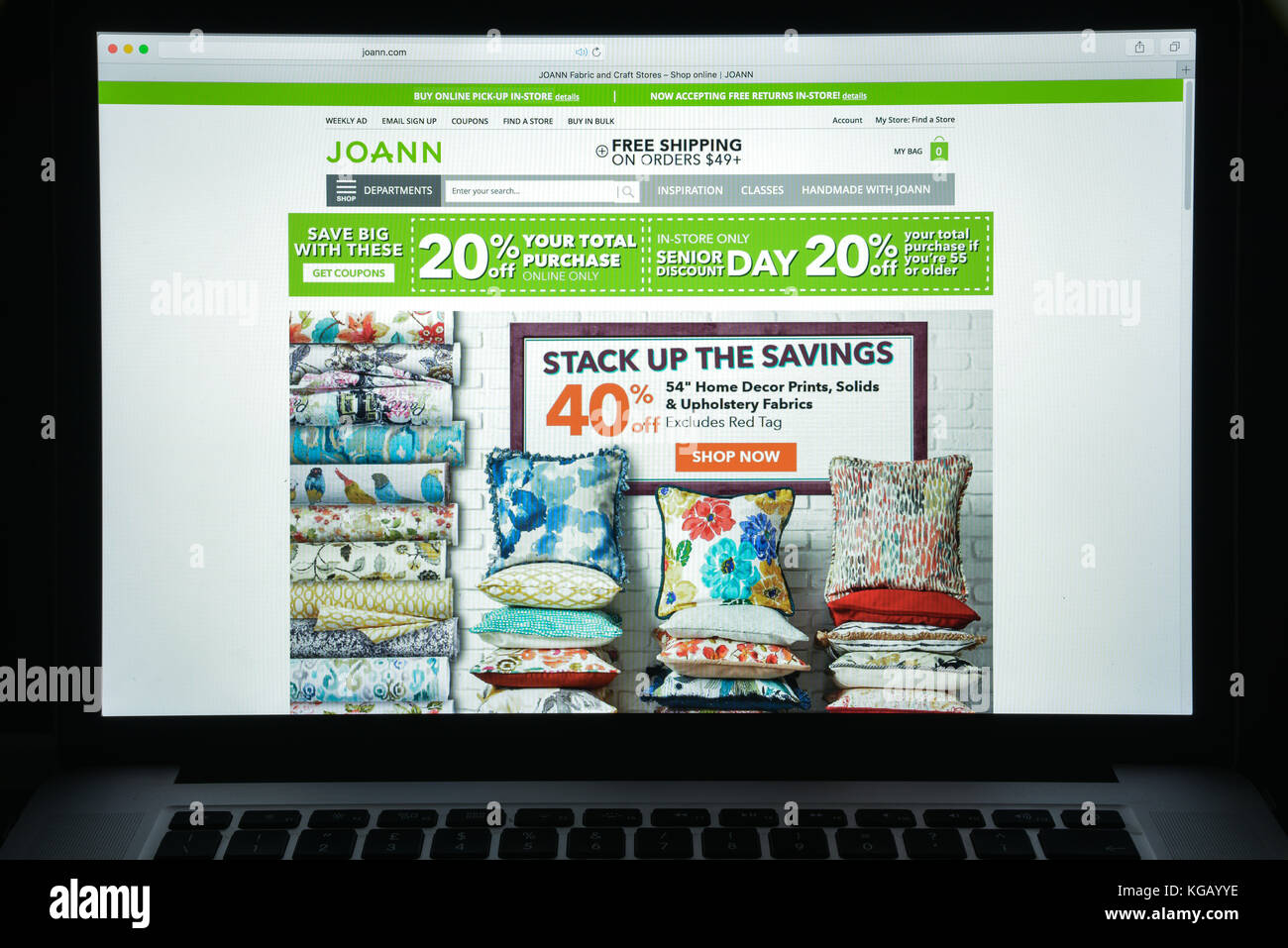 Joann logo hi-res stock photography and images - Alamy