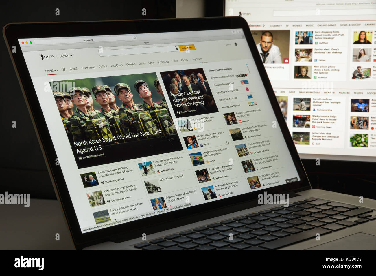 Msn homepage hi-res stock photography and images - Alamy