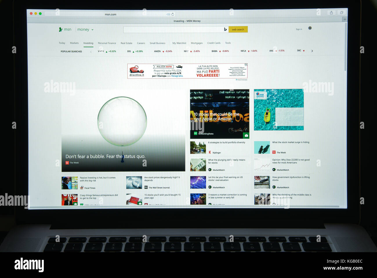 Msn homepage hi-res stock photography and images - Alamy