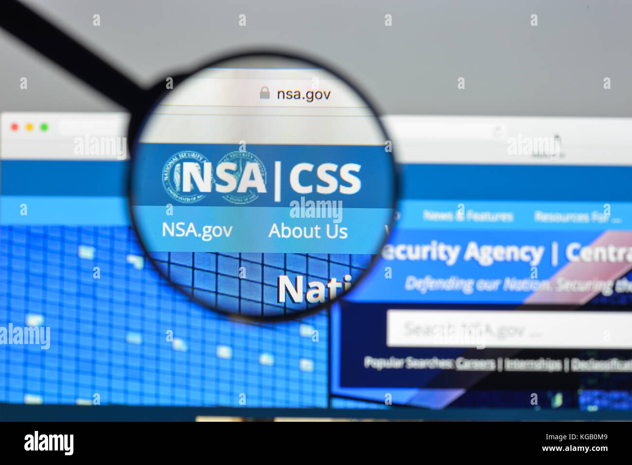 National security agency logo hi-res stock photography and images - Alamy