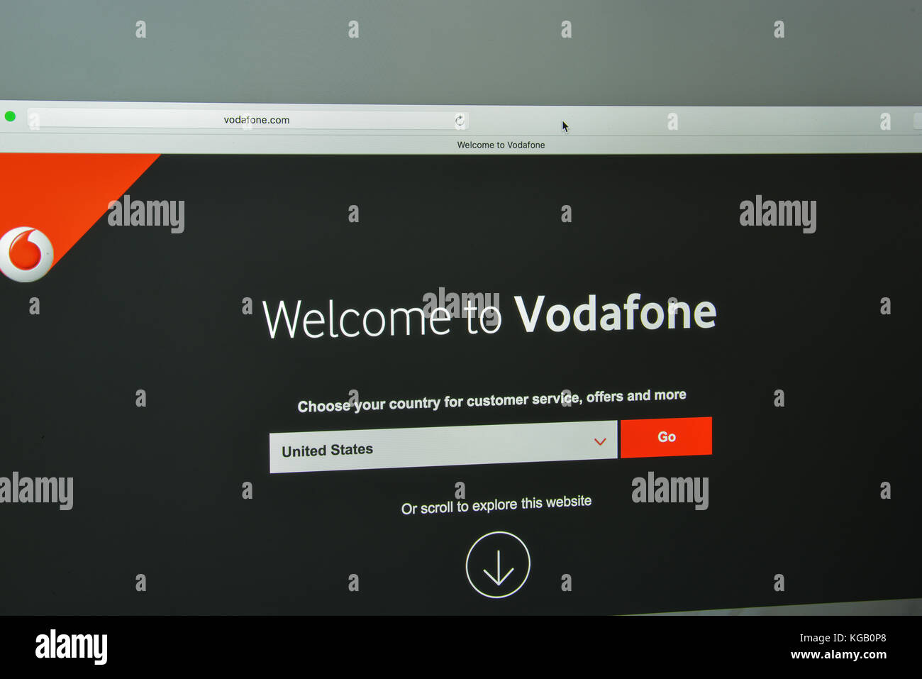 Vodafone icon logo hi-res stock photography and images - Alamy