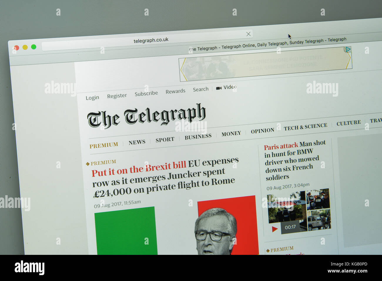 The daily telegraph newspaper logo hi-res stock photography and images ...