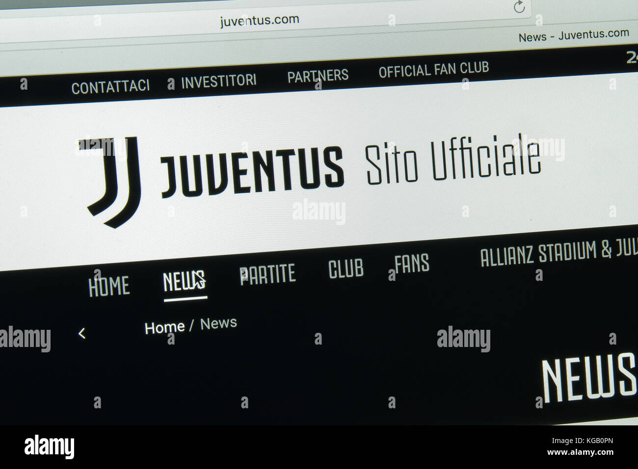 Juventus logo hi-res stock photography and images - Alamy
