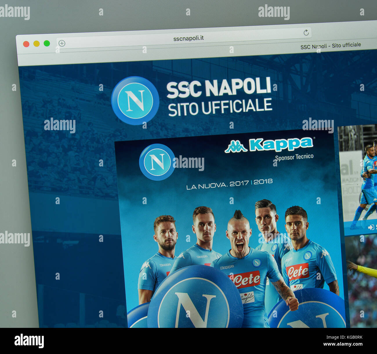 Ssc napoli and champions league logo hi-res stock photography and ...