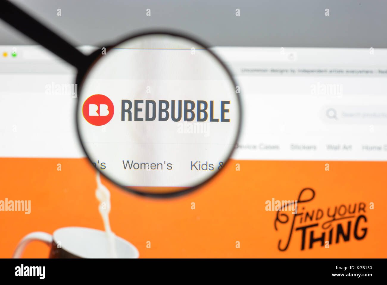 Redbubble logo hi-res stock photography and images - Alamy