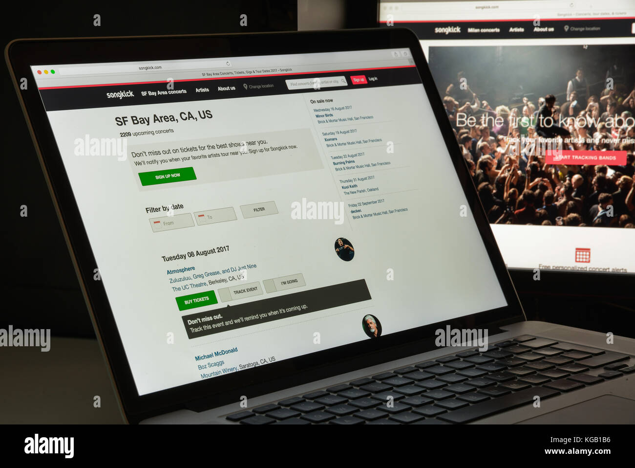 Songkick concert hi-res stock photography and images - Alamy