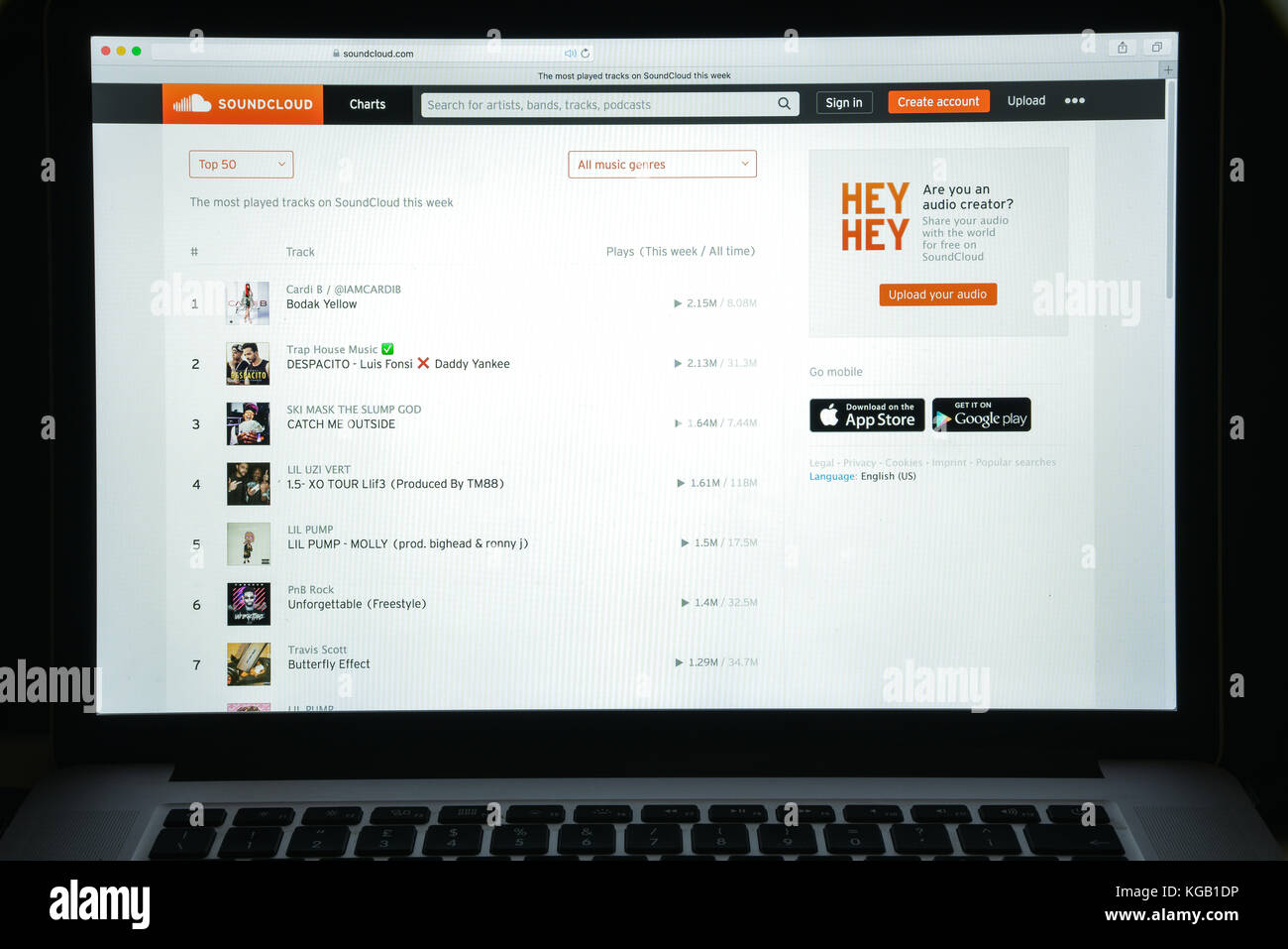 Sound cloud logo hi-res stock photography and images - Alamy