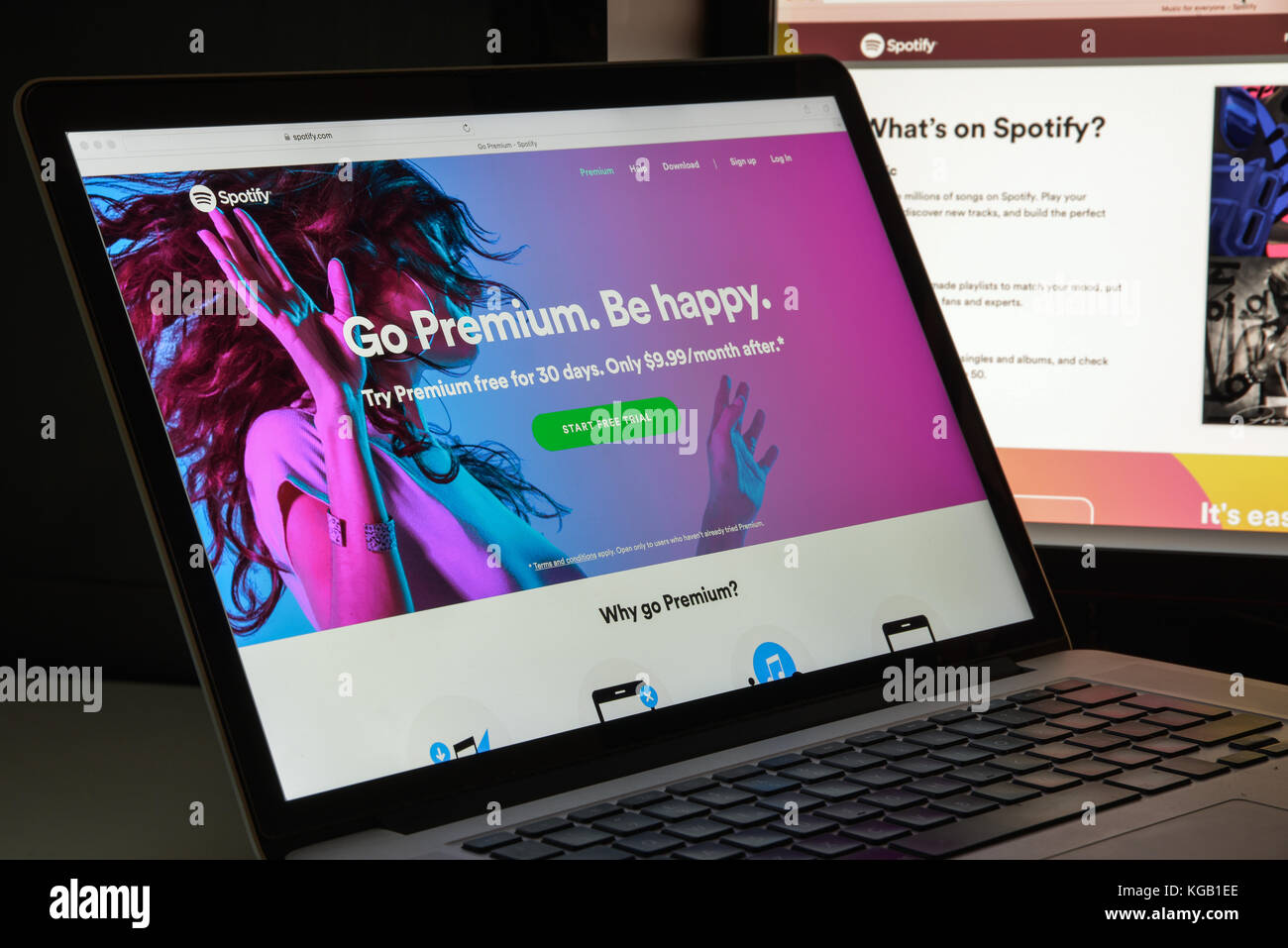 Spotify hi-res stock photography and images - Alamy