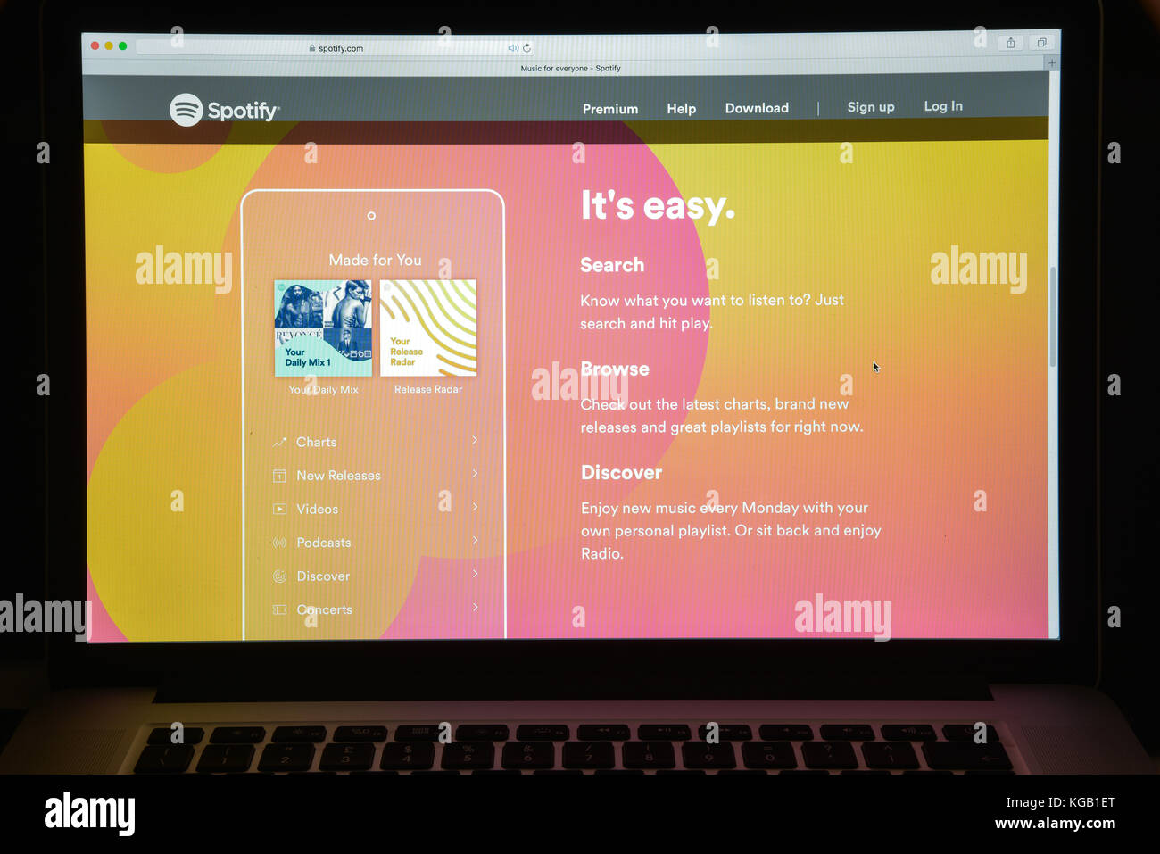 Spotify logo hi-res stock photography and images - Alamy