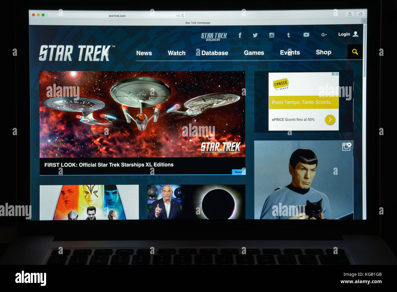 Star trek logo hi-res stock photography and images - Alamy