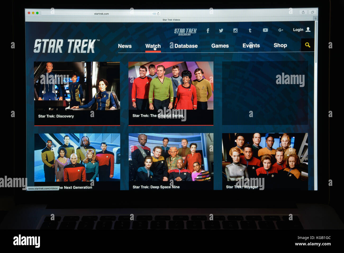 Star trek logo hi-res stock photography and images - Alamy