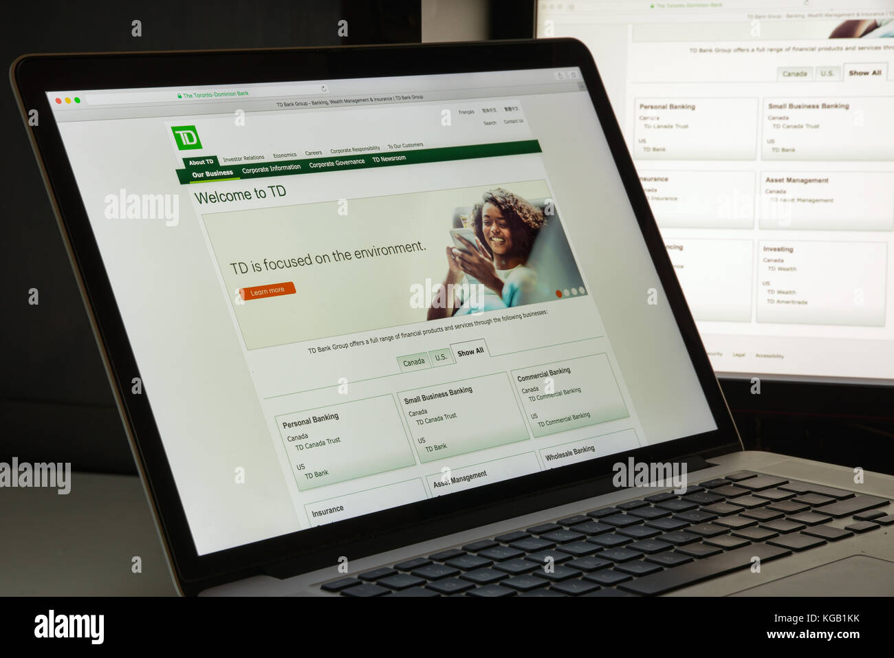 Td bank commercial hi-res stock photography and images - Alamy