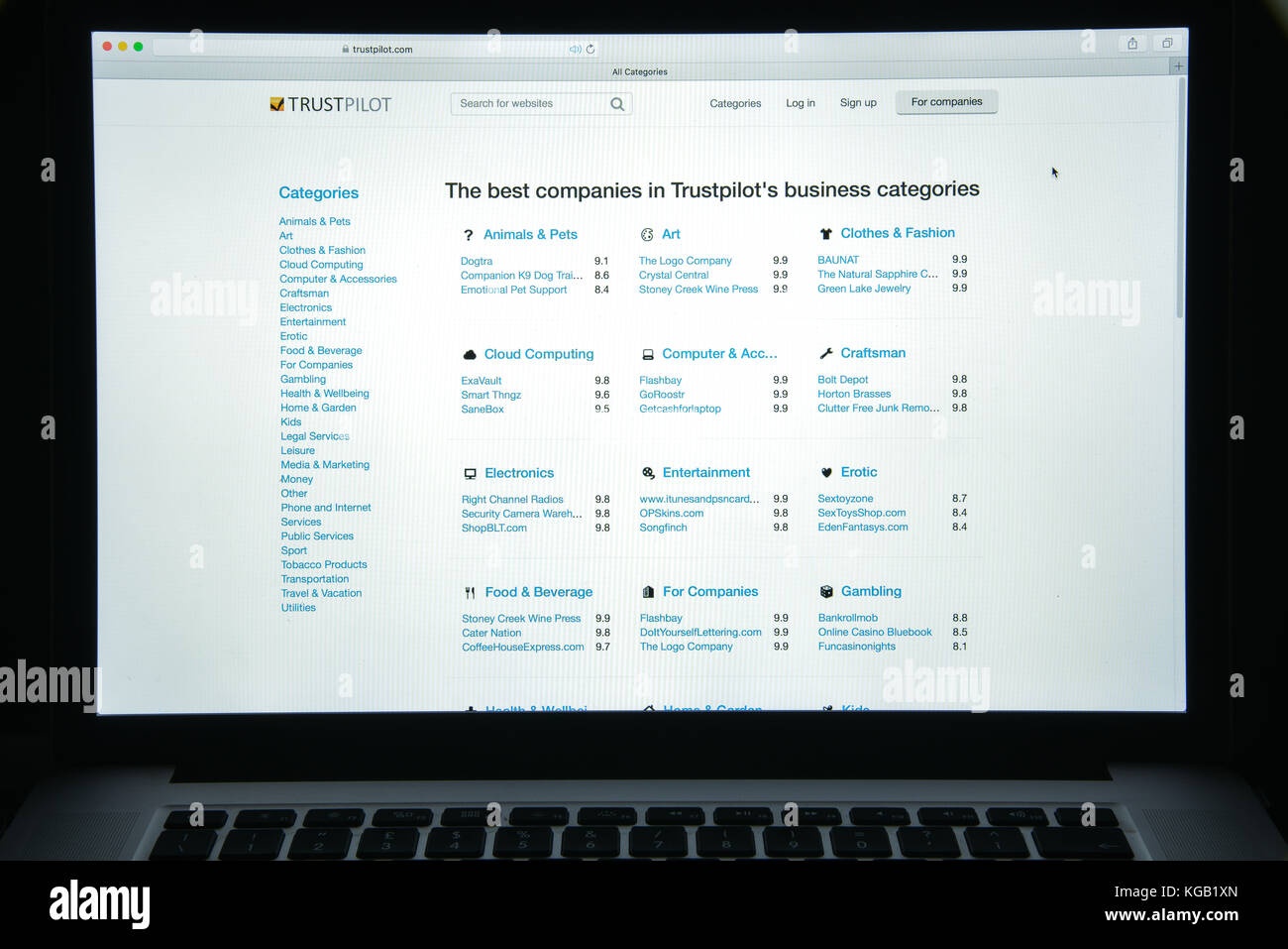 Trustpilot logo hi-res stock photography and images - Alamy