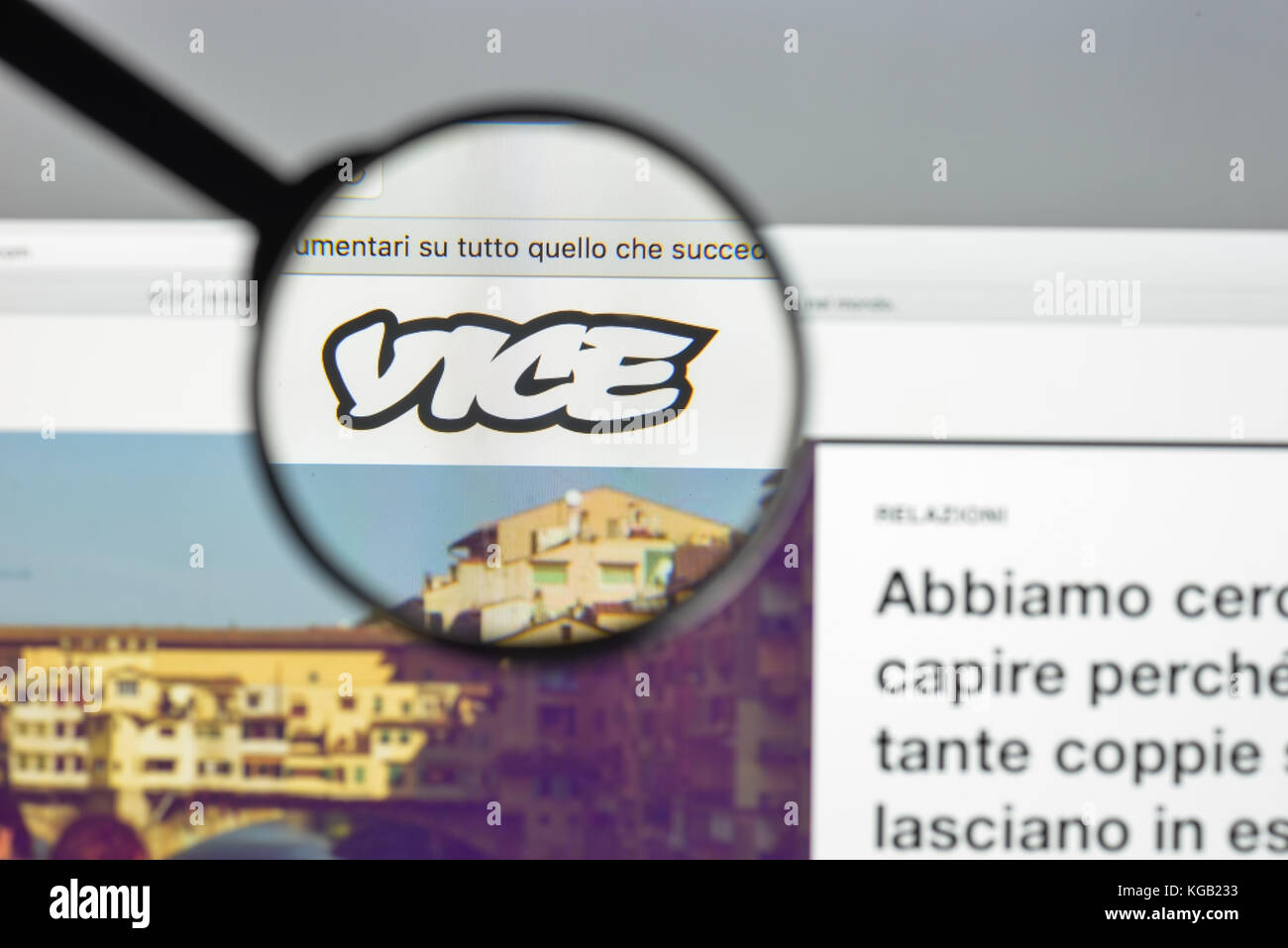 Vice media logo hi-res stock photography and images - Alamy