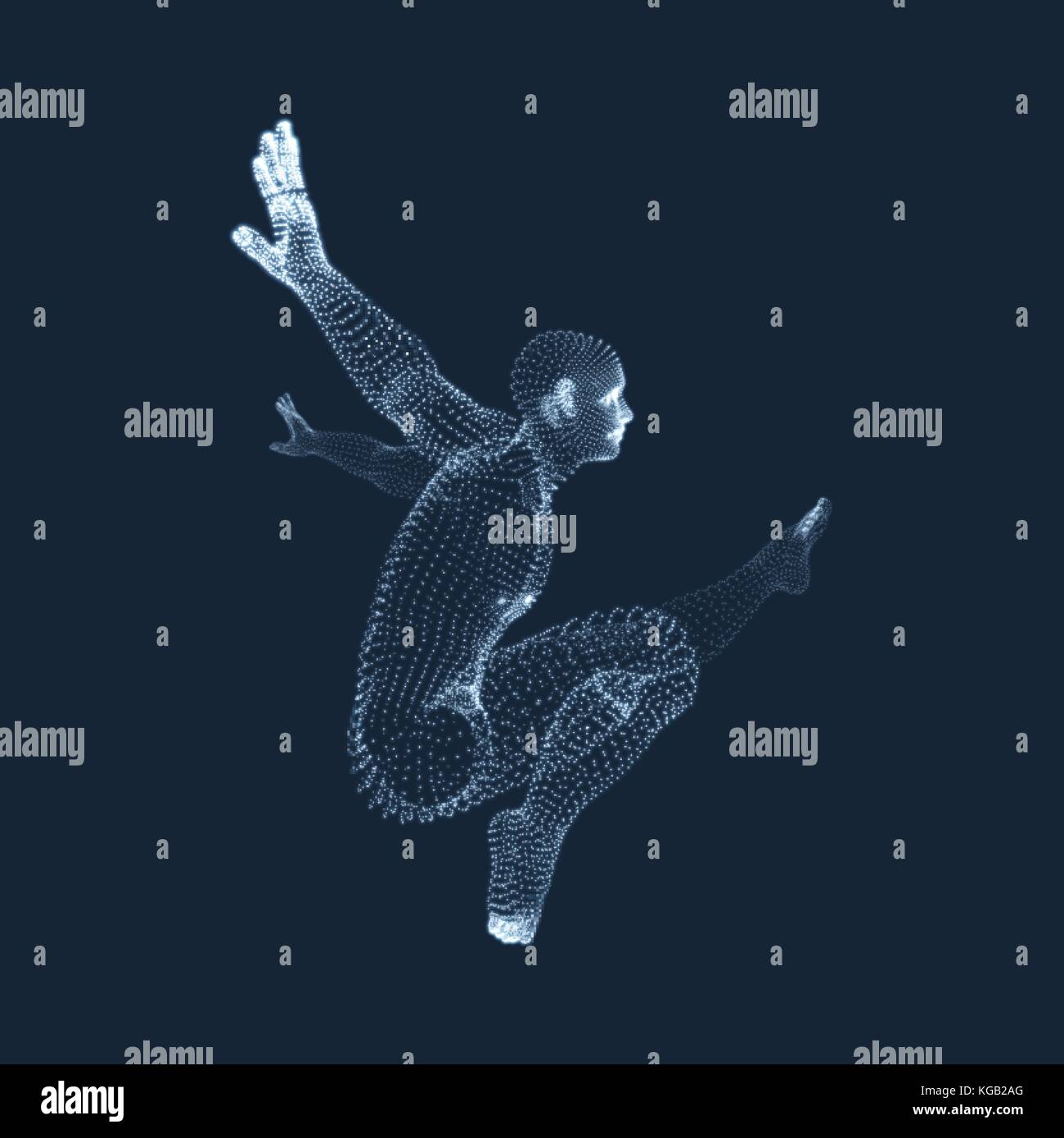 Gymnast performs an artistic element. Rhythmic gymnastics, acrobatics ...