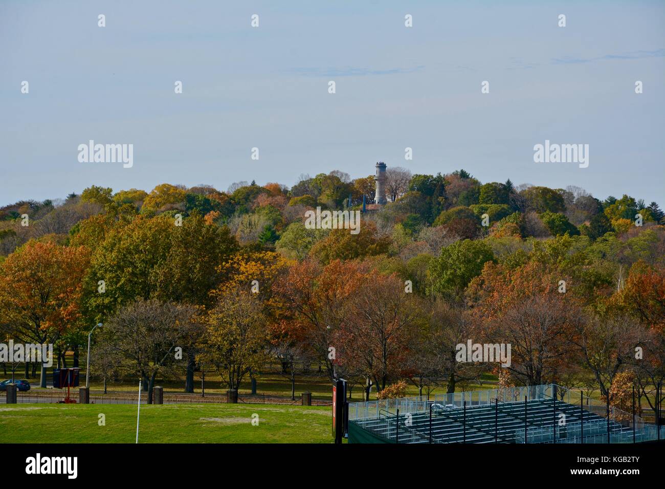 A view of the iconic and historic Mount Auburn Cemetery atop Mount ...