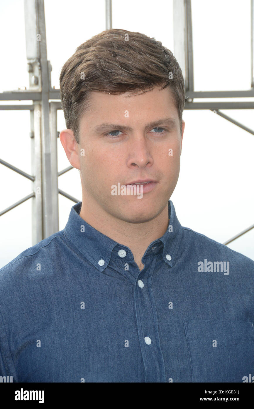 Colin Jost Lights The Empire State Building In Honor Of Answer The Call Day Featuring: Colin ...