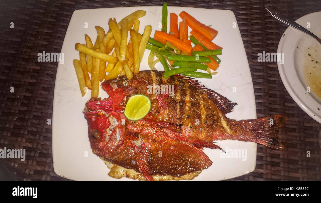 Creole fried fish hi-res stock photography and images - Alamy