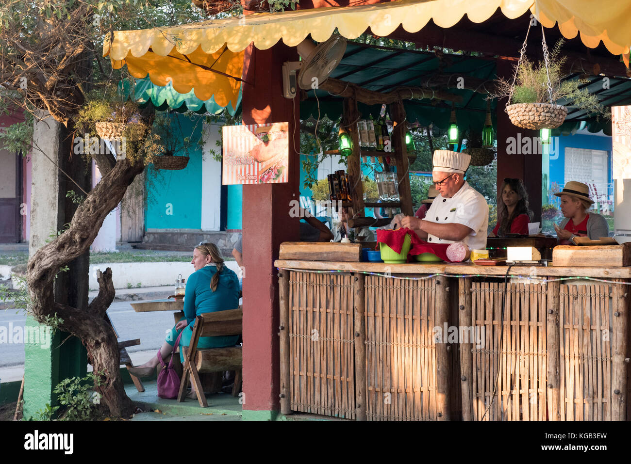 Restaurant Vinales Cuba Stock Photo - Alamy