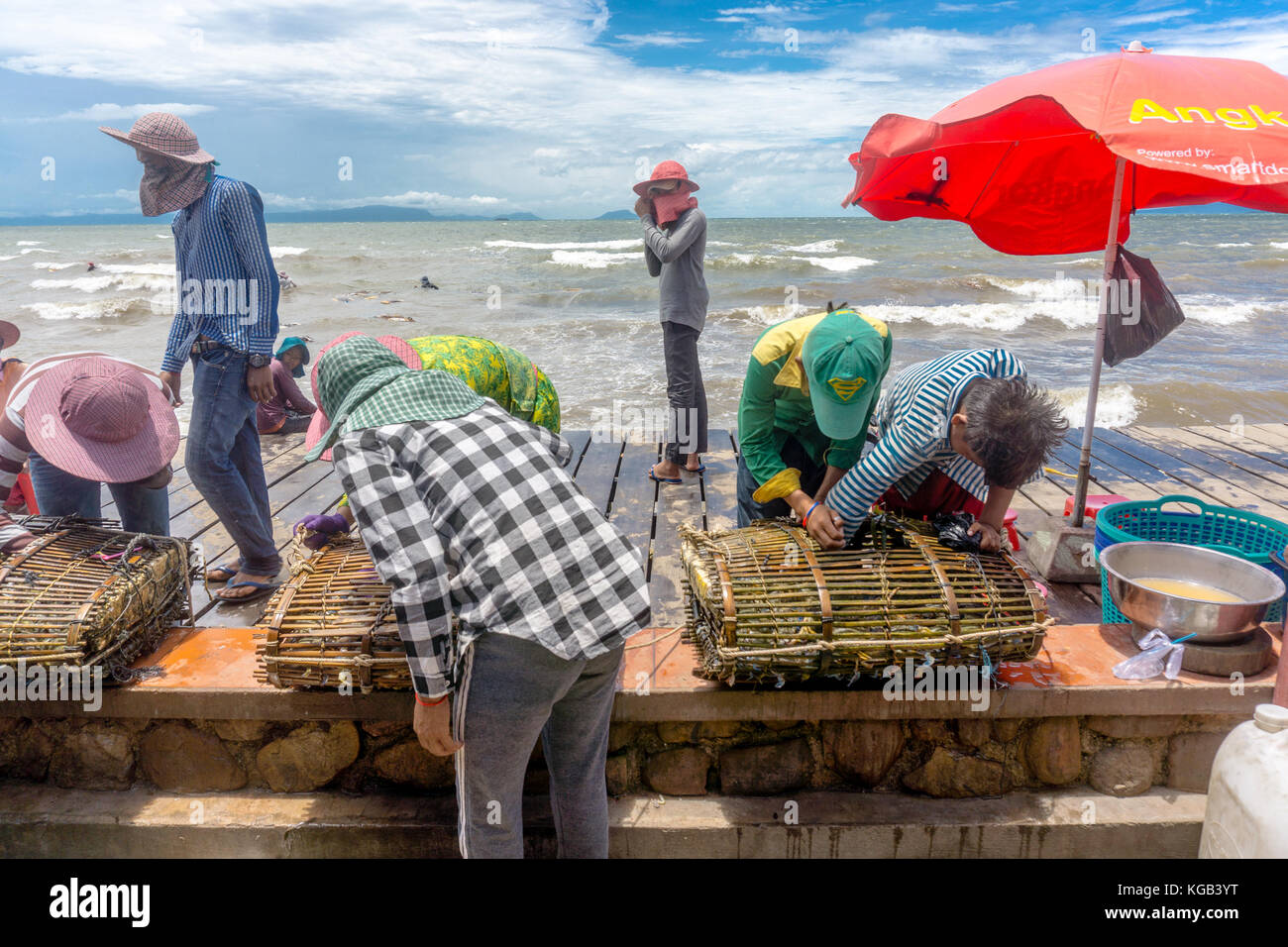 At Crab Market in Kep, Cambodia Stock Photo - Alamy