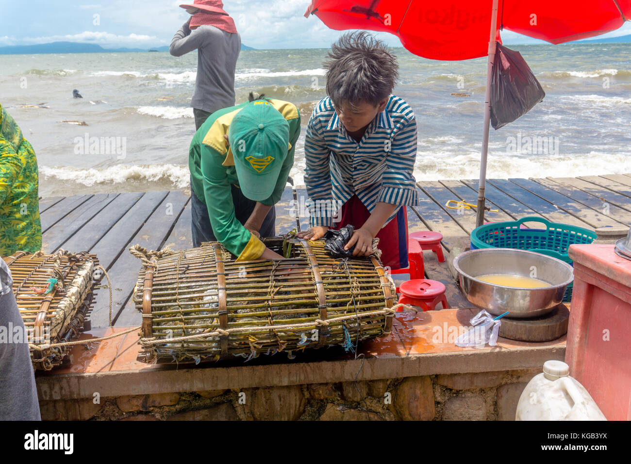 At Crab Market in Kep, Cambodia Stock Photo - Alamy