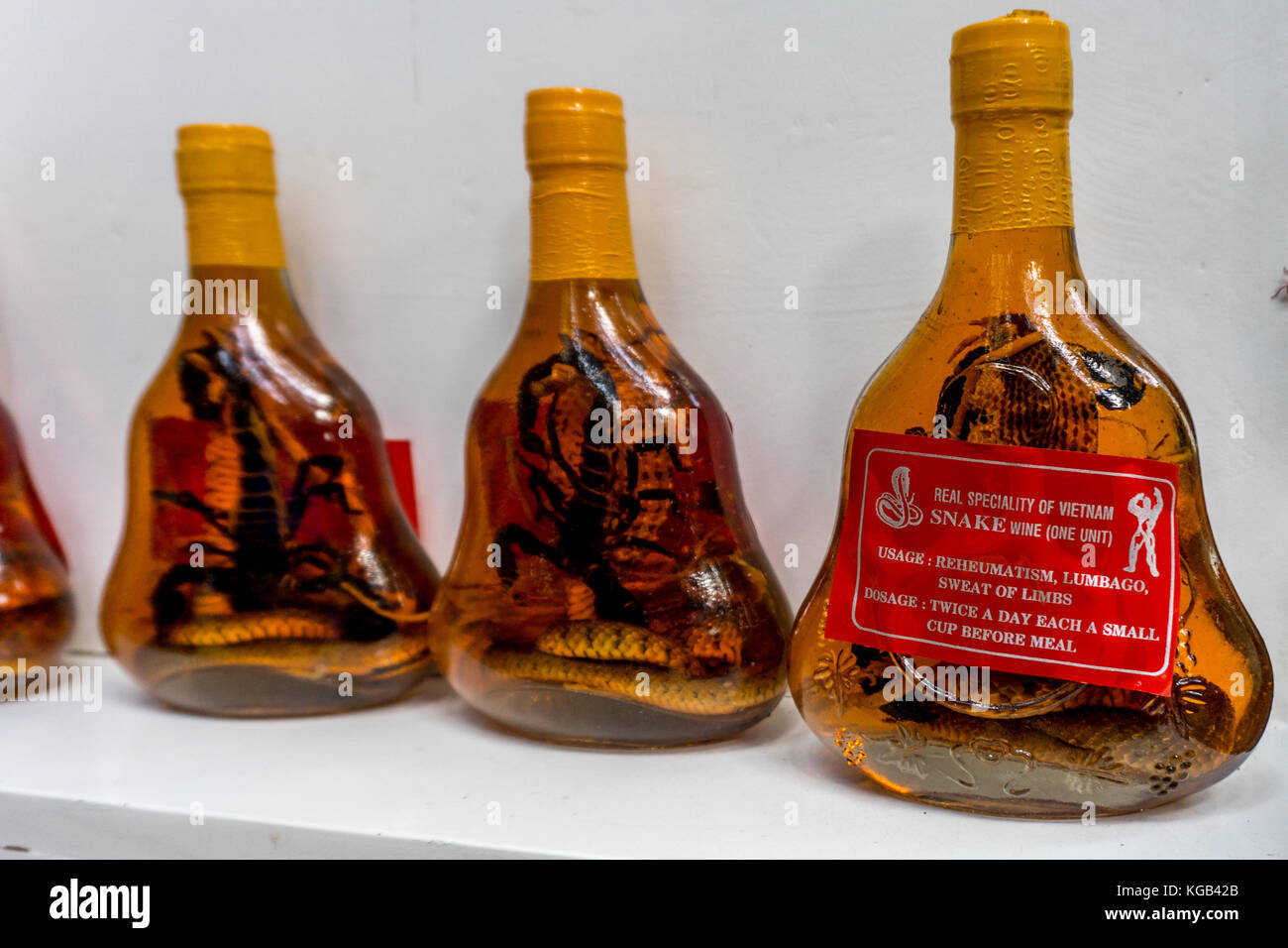 Vietnamese snake liquor wine hi-res stock photography and images - Alamy