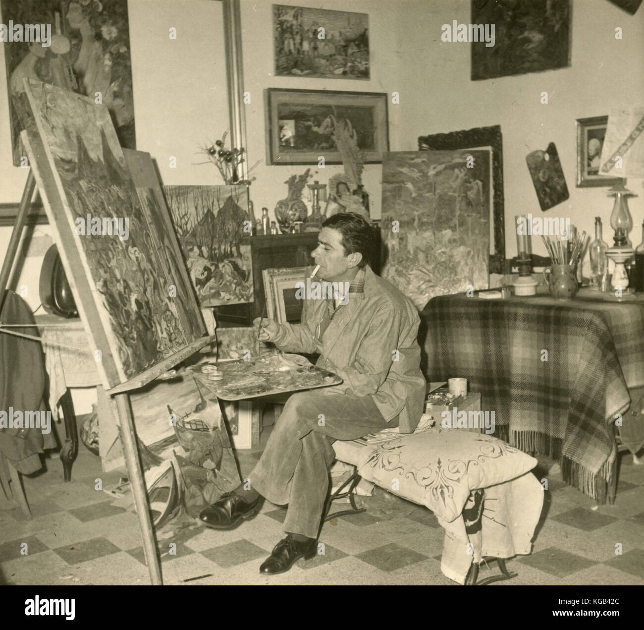 Italian painter hi-res stock photography and images - Alamy