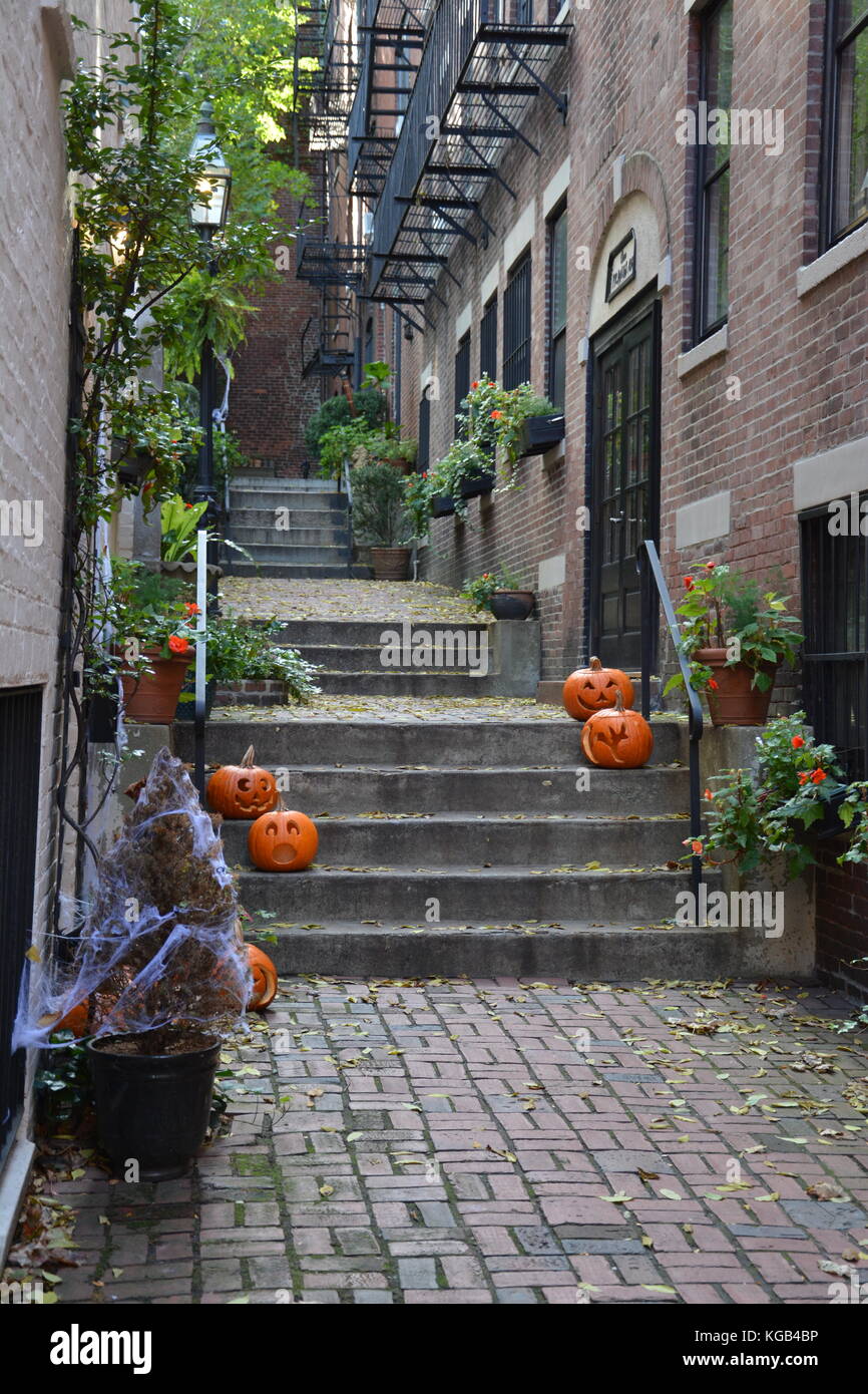 Autumnal (Autumn) and Halloween sights seen around Beacon Hill in ...