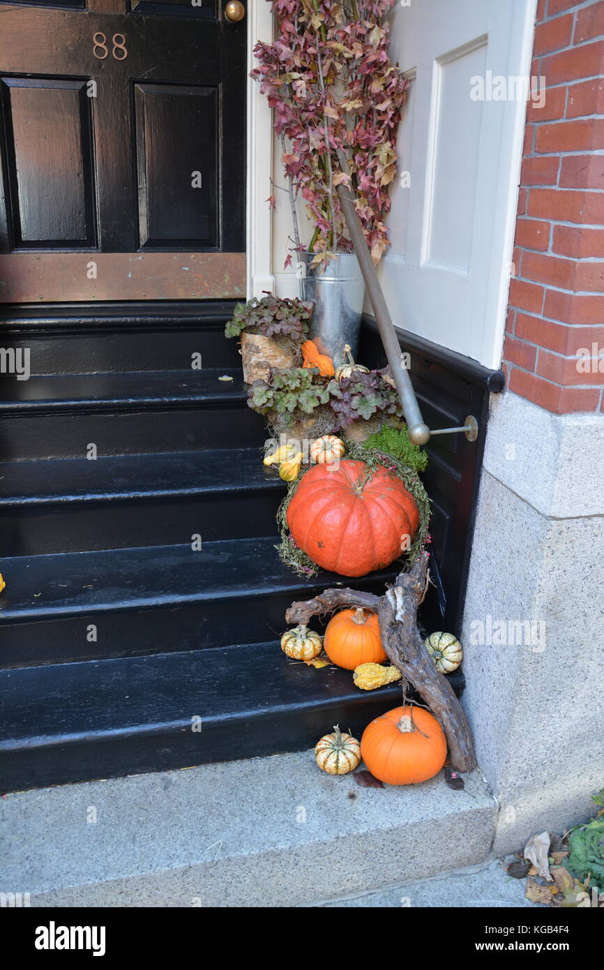 Autumnal (Autumn) and Halloween sights seen around Beacon Hill in ...