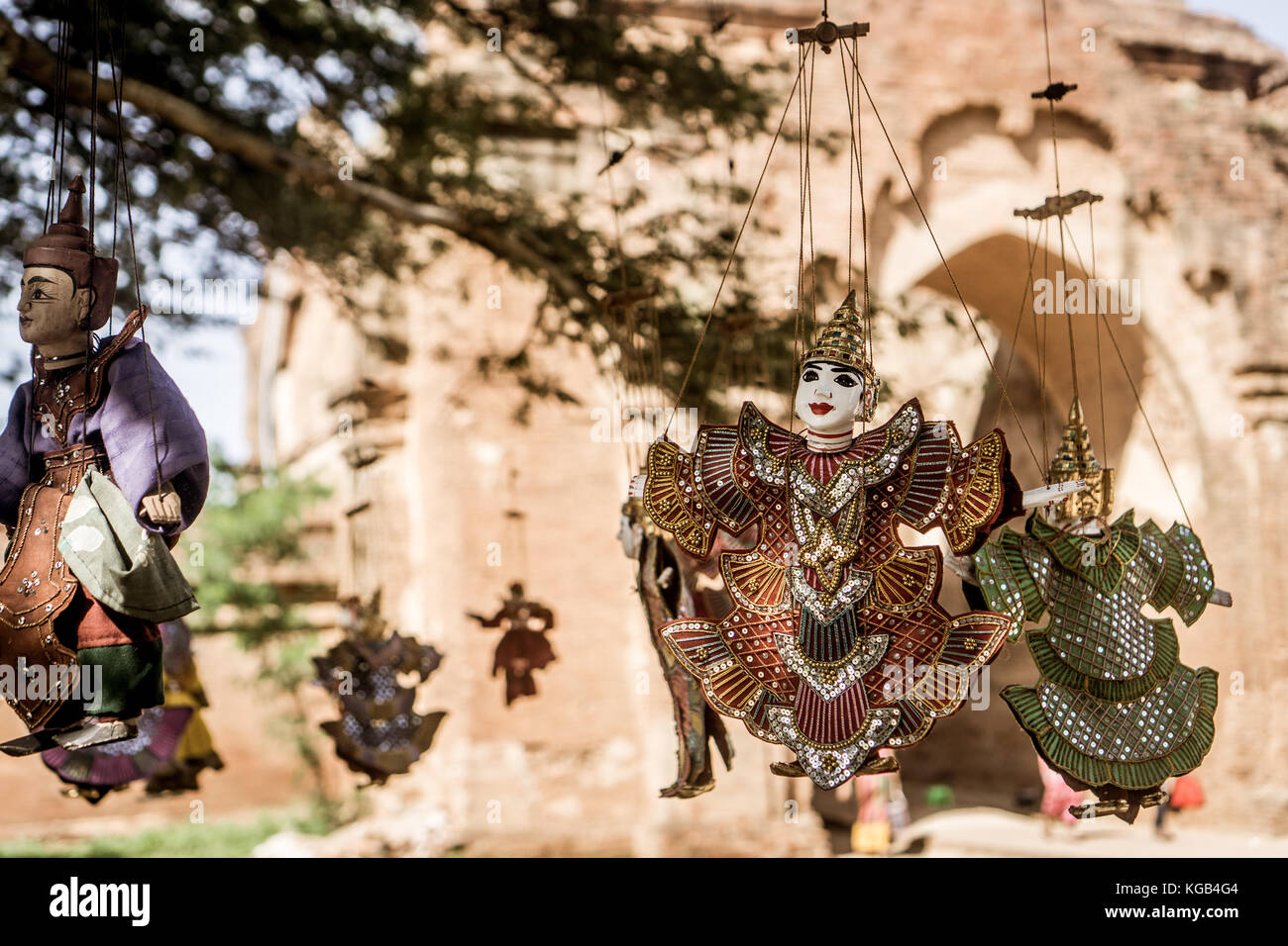 Asia myanmar bagan puppet show hi-res stock photography and images - Alamy