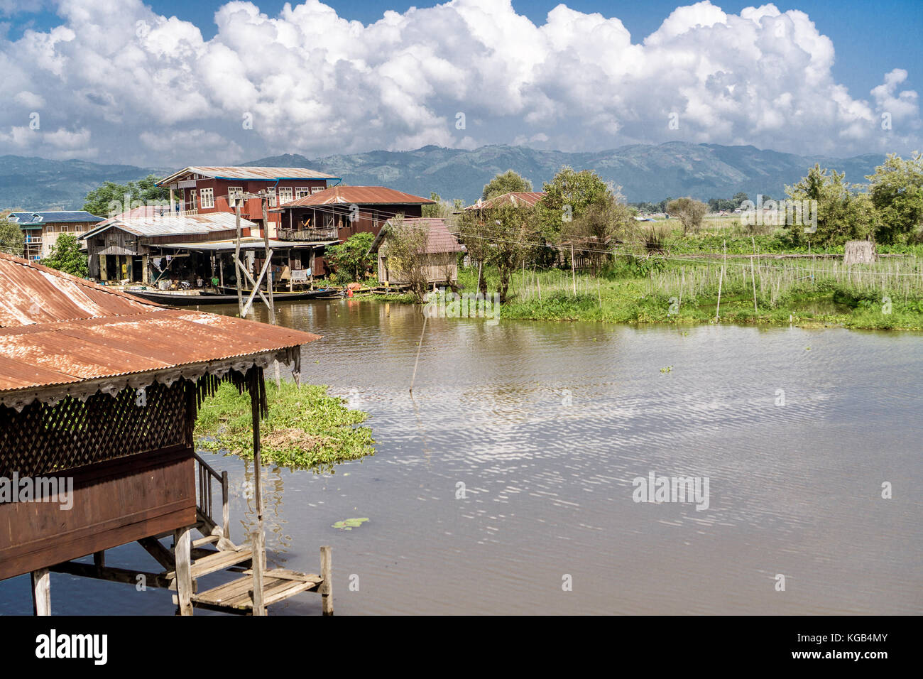 Day trip on Inle Lake Stock Photo - Alamy