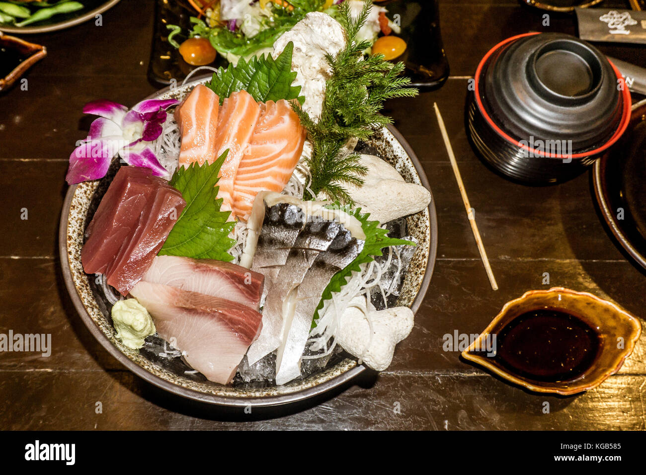 Bangkok, Thailand - sushi platter Stock Photo - Alamy