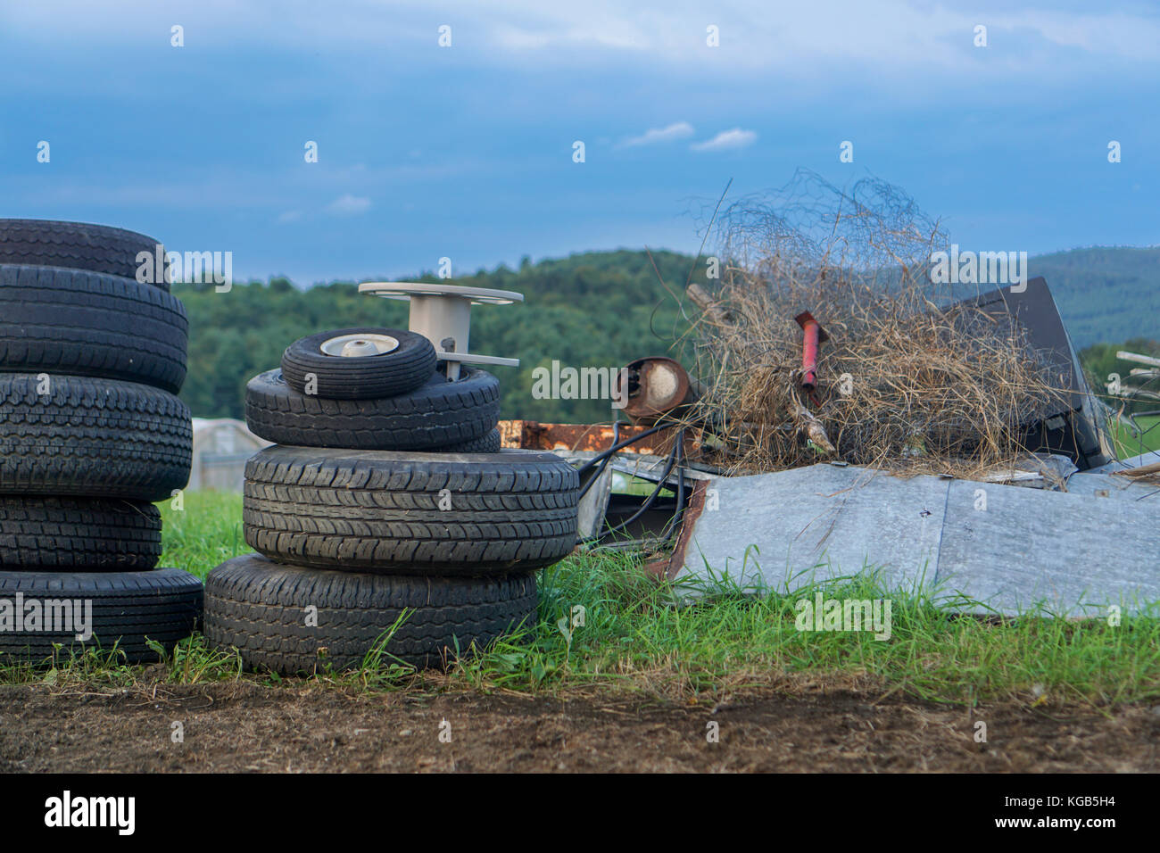 Industrial plastic waste farm hi-res stock photography and images - Alamy