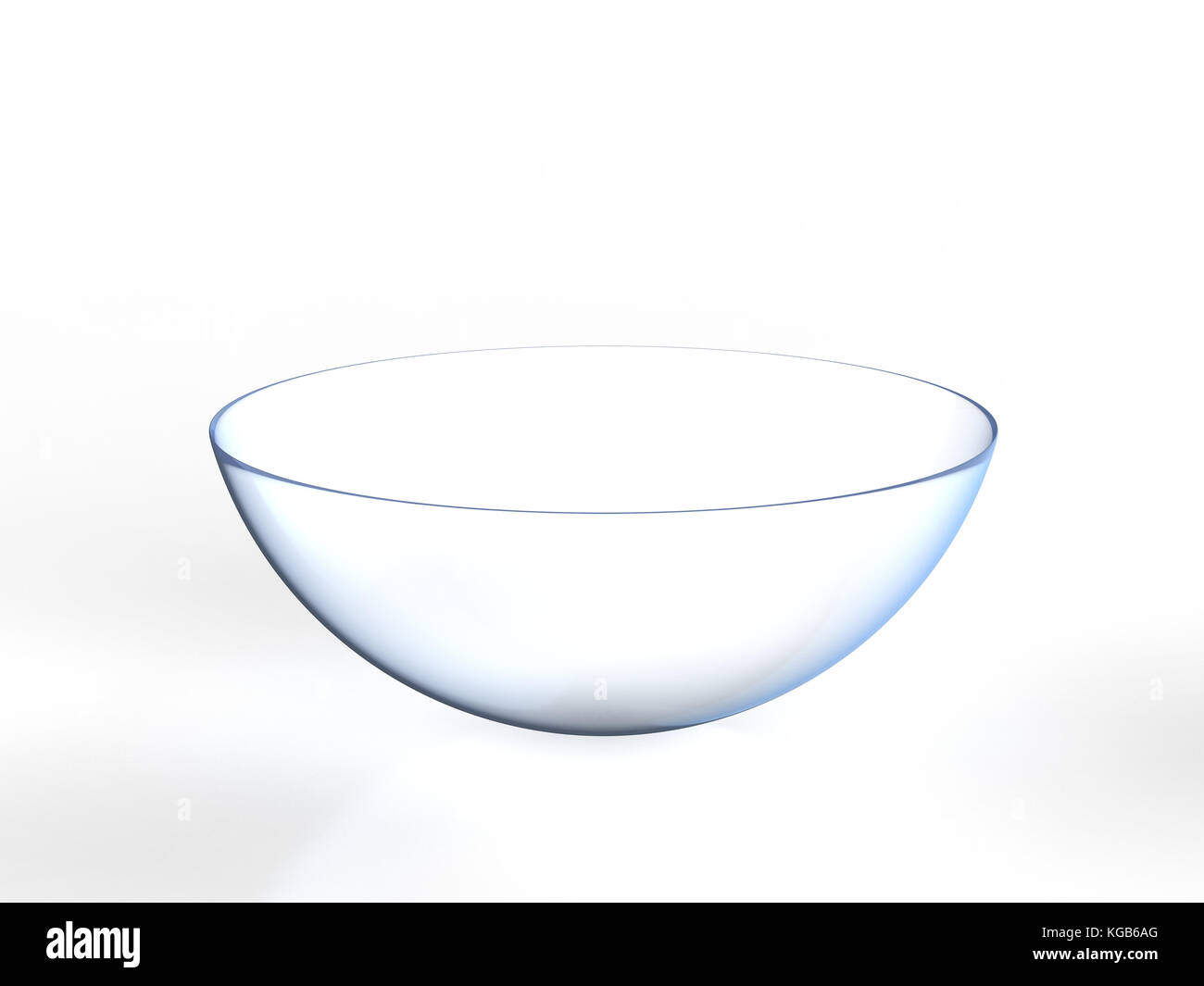 3d rendering contact len on white background Stock Photo - Alamy